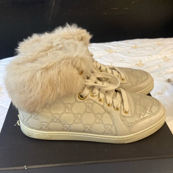 Gucci | Shoes | Gucci With The Meat Around The Top Of The Tennis | Poshmark